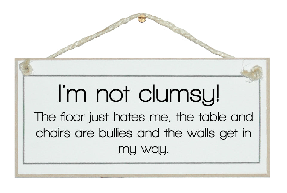 I'm not clumsy... – Crafty Clara