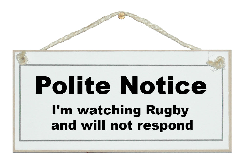 Polite notice... – Crafty Clara