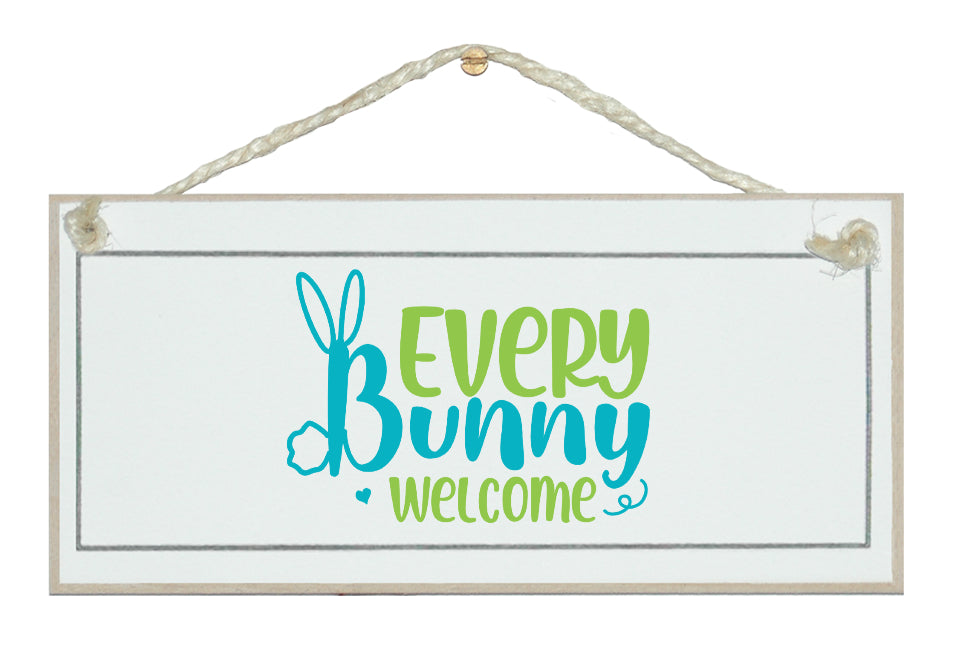 Every Bunny Welcome sign – Crafty Clara