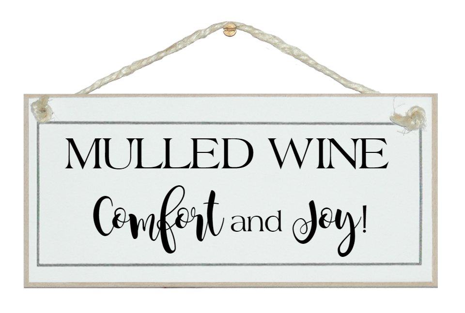 Mulled wine...sign – Crafty Clara
